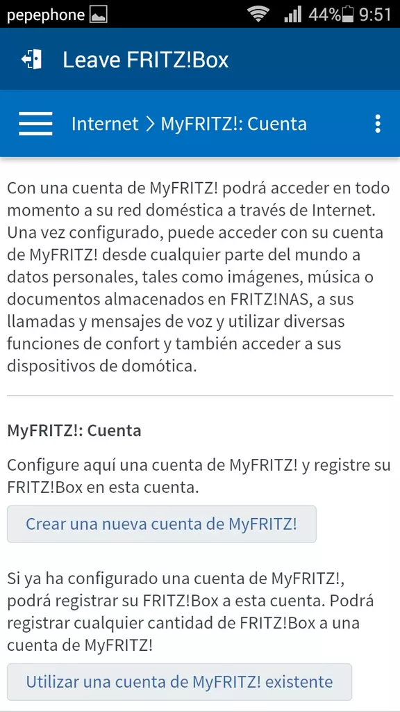 MyFRITZ! Porogaramu: Gusubiramo iyi porogaramu yubuntu kuri Android na iOS 25470_16