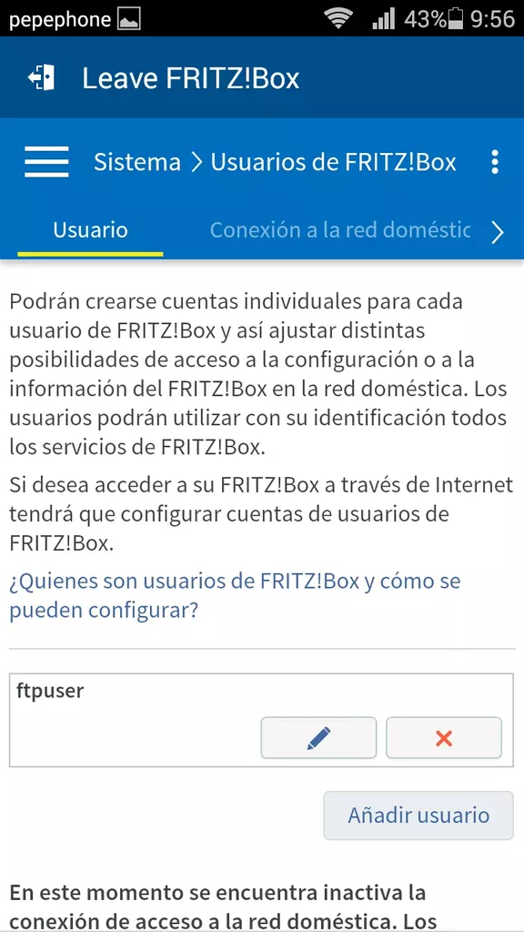 MyFRITZ! Porogaramu: Gusubiramo iyi porogaramu yubuntu kuri Android na iOS 25470_39