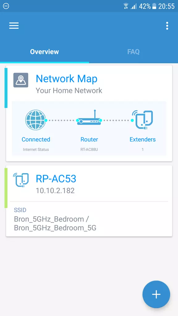 ASUS RP-AC53: Nyochaa nke AC750 dual-band Wi-Fi repeater 25473_68