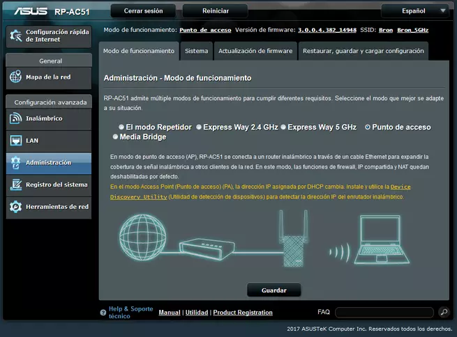 ASUS RP-AC51: ଏହି AC750 ଡୁଆଲ୍-ବ୍ୟାଣ୍ଡ ୱାଇ-ଫାଇ ରିପିଟରର ସମୀକ୍ଷା | 25474_35