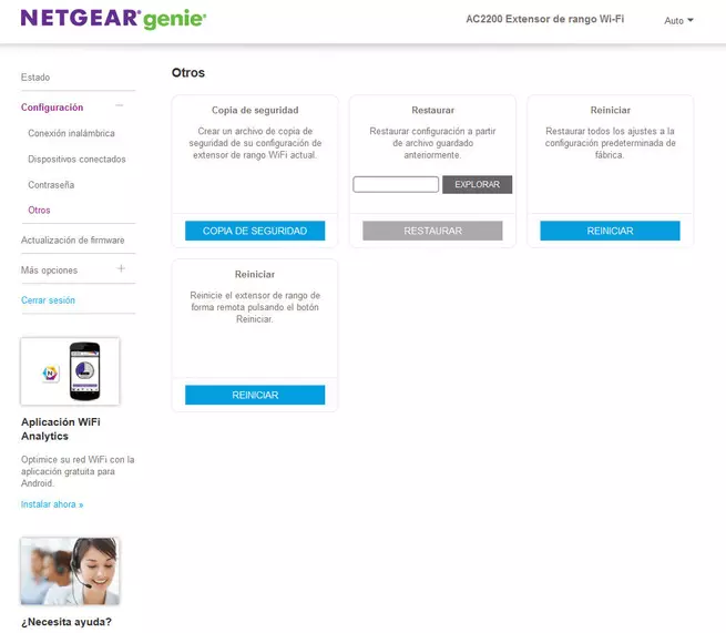 NETGEAR EX7300 Nighthawk X4: Famakafakana ity AC2200 WiFi repeater ity 25476_53