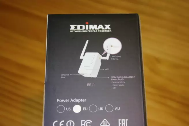 Edimax Gemini RE11S Wi-Fi Mesh စနစ်၏အောက်ခြေ