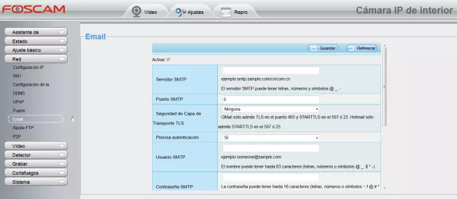 Foscam: Nyocha nke firmware nke igwefoto IP a