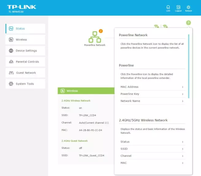 TP-LINK TL-WPA4530 KIT: Nazarin waɗannan AV500 PLC tare da Wi-Fi AC750 25485_33