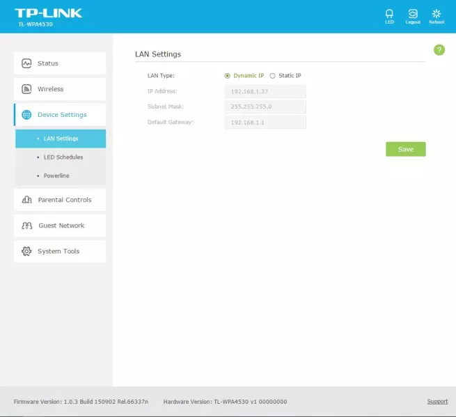 TP-LINK TL-WPA4530 KIT: Analysis of these AV500 PLCs with Wi-Fi AC750 25485_40