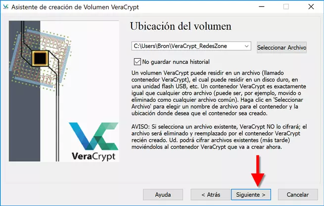 Veracrypt: ఫైల్లు, ఫోల్డర్లు మరియు మొత్తం డిస్క్లను గుప్తీకరించడానికి వినియోగదారు మాన్యువల్ 25487_11