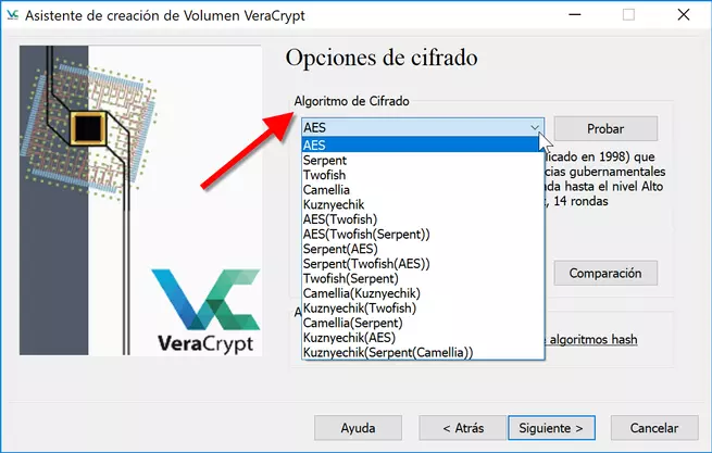 Veracrypt: ຄູ່ມືຜູ້ໃຊ້ເພື່ອເຂົ້າລະຫັດໄຟລ໌, ໂຟນເດີ້ ແລະແຜ່ນທັງໝົດ 25487_12