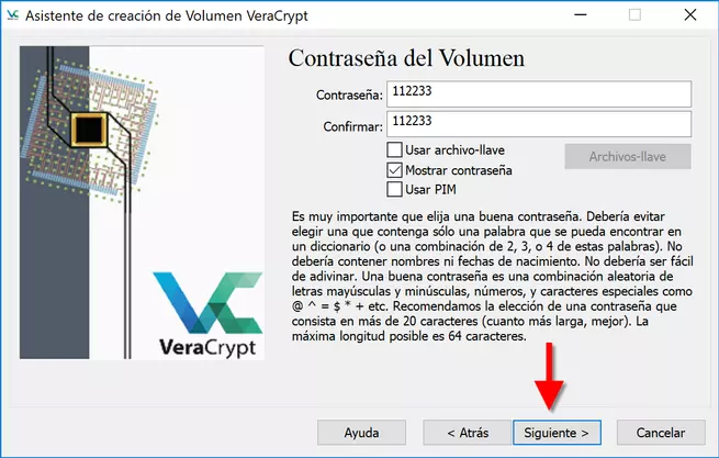 Veracrypt: Gebruikershandleiding om lêers, dopgehou en hele skywe te enkripteer 25487_17