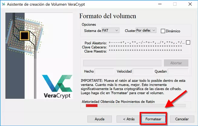 Veracrypt: Manual d'ús per xifrar fitxers, carpetes i discos complets 25487_20