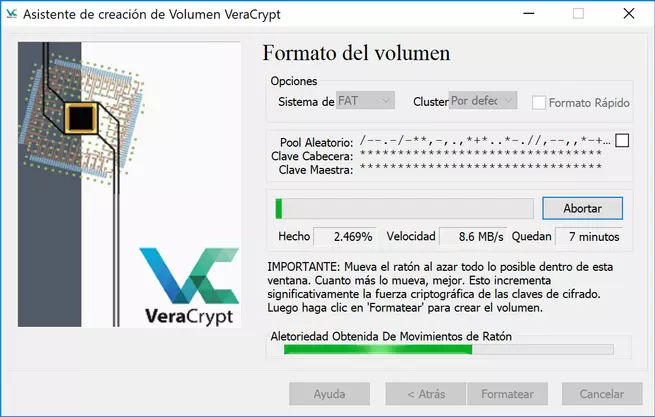 Veracrypt: Buku la ogwiritsa ntchito kubisa mafayilo, zikwatu ndi ma disks onse 25487_70