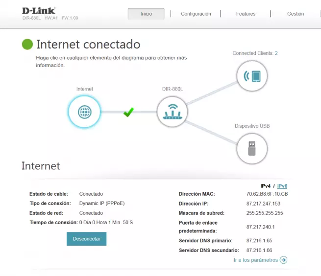 D-Link DIR-880L AC1900: Analisi di questo router Wi-Fi AC, Gigabit e USB 3.0 25499_78