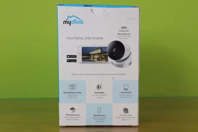 Sarung Belakang Kamera IP D-Link DCS-2670L dengan Ciri