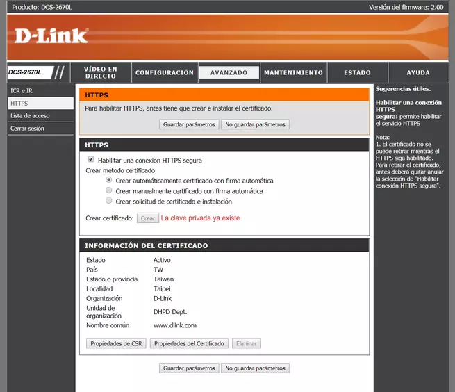 D-Link DCS-2670L: Analisi di questa telecamera IP per esterni e Full HD 1080p 25506_64