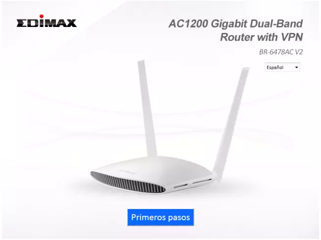 Edimax EW-6478AC V2 Fa'asinomaga Wizard