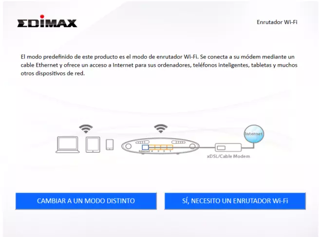 Edimax EW-6478AC V2 Configuration Wizard