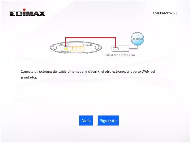 Asistente de configuración de Edimax EW-6478AC V2