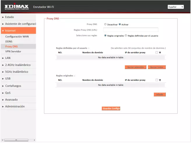 Firmware del router Edimax EW-6478AC V2