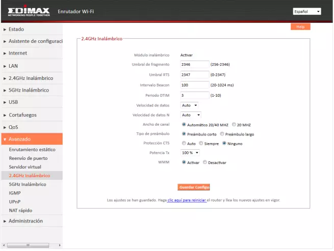 Pokročilý Wi-Fi router EW-6478AC V2 2,4 GHz