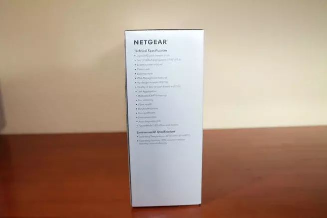 Espesifikasyon teknik NETGEAR GS908E