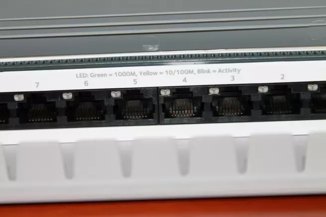 NETGEAR GS980E Ŝaltilo Gigabit Haveno Detaloj