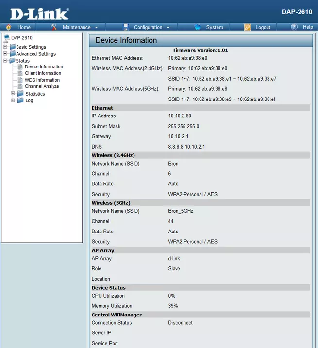 D-Link DAP-2610: Преглед на тази професионална AP Wi-Fi AC1300 и PoE 25511_65