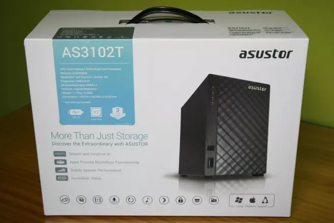 Boîtier pour serveur NAS ASUSTOR AS3102T