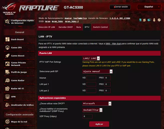 ASUS ROG Rapture GT-AC5300: හොඳම සූදු රවුටරය පිළිබඳ විශ්ලේෂණය 25541_103