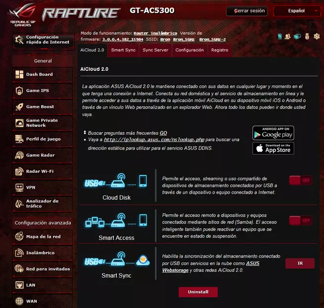 ASUS ROG Rapture GT-AC5300: Iň oňat oýun marşrutizatorynyň derňewi 25541_111