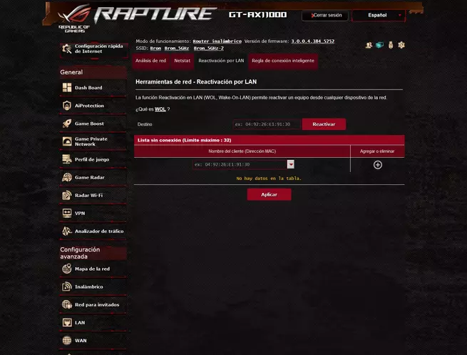 ASUS ROG Rapture GT-AX11000: Nazarin wannan na'ura mai ba da hanya tsakanin hanyoyin sadarwa 25542_132