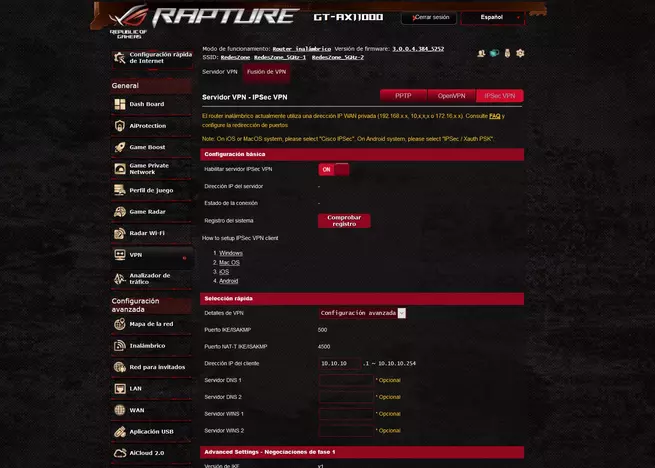 ASUS ROG Rapture GT-AX11000: Nazarin wannan na'ura mai ba da hanya tsakanin hanyoyin sadarwa 25542_96