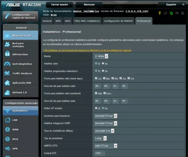 ASUS RT-AC3200: Tlhahlobo e tebileng ea router ena ea tri-band Wi-Fi AC3200 25551_78