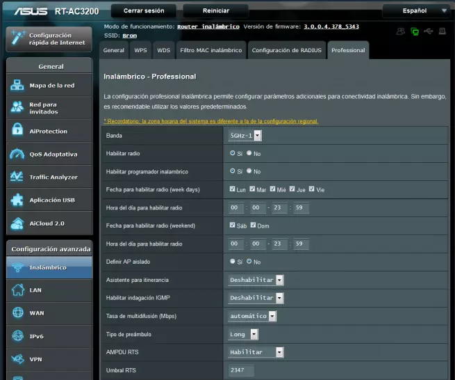 ASUS RT-AC3200: análise en profundidade deste router Wi-Fi AC3200 tribanda 25551_80