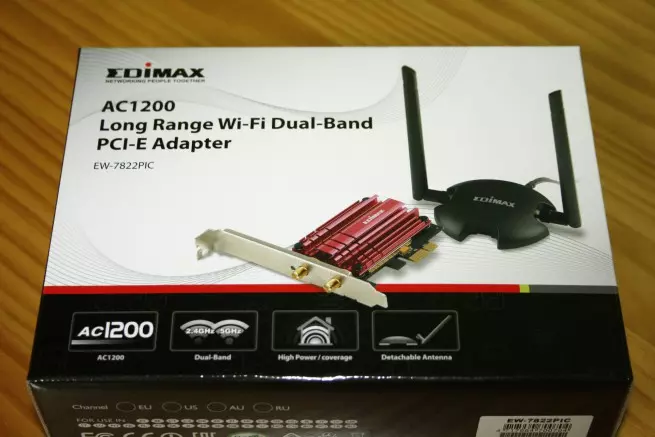 Edimax EW-7822PIC: PCI ਐਕਸਪ੍ਰੈਸ ਇੰਟਰਫੇਸ ਦੇ ਨਾਲ Wi-Fi AC1200 ਕਾਰਡ ਦੀ ਸਮੀਖਿਆ ਕਰੋ 25586_9