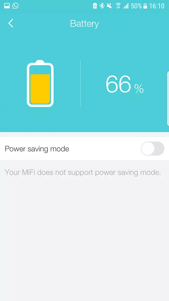 TP-Txuas tpMiFi: Kev tshuaj xyuas ntawm cov app no los tswj 3G / 4G MiFi routers 25592_15