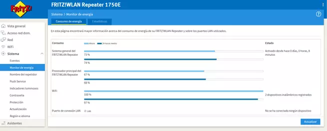 FRITZ! WLAN Repeater 1750E: Analyse av denne Wi-Fi-repeateren AC1750 25600_48