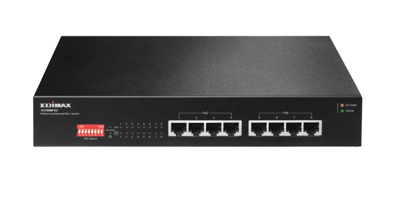 Edimax GS-1008P V2: Rishikimi i këtij çelësi me 8 porte Gigabit PoE+