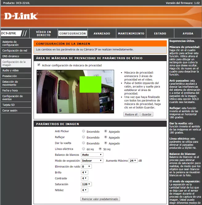 D-Link DCS-2210L: Analysis of this camera with Full HD 1080p recording 25607_49