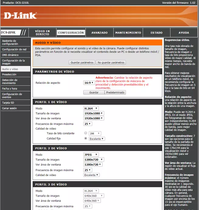 D-Link DCS-2210L: Falanqaynta kamaraddan oo leh duubitaan buuxa HD 1080 25607_50