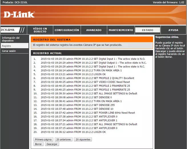 D-Link DCS-2210L: אַנאַליסיס פון דעם אַפּאַראַט מיט Full HD 1080p רעקאָרדינג 25607_68