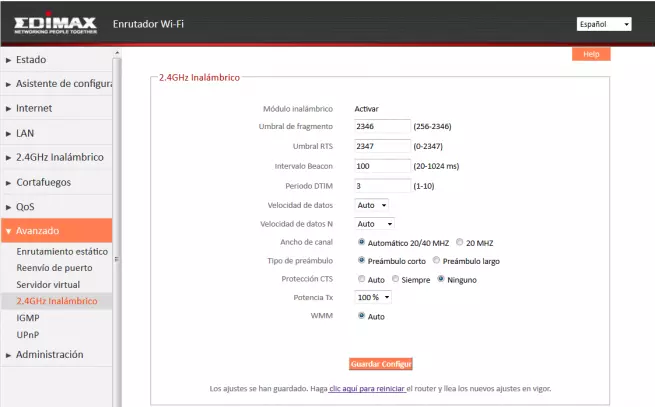 Edimax BR-6428nS V3: Kuwunika kwa rauta iyi ndi Wi-Fi N300 25623_52