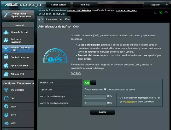 ASUS RT-AC52U B1: Famerenana ity router roa-band AC750 sy Gigabit ity 25629_55