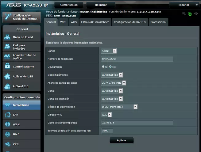 ASUS RT-AC52U B1: Kev tshuaj xyuas ntawm no dual-band AC750 thiab Gigabit router 25629_60