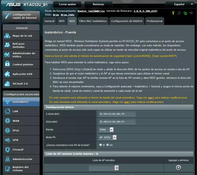 ASUS RT-AC52U B1: Hersiening van hierdie dubbelband AC750 en Gigabit router 25629_62