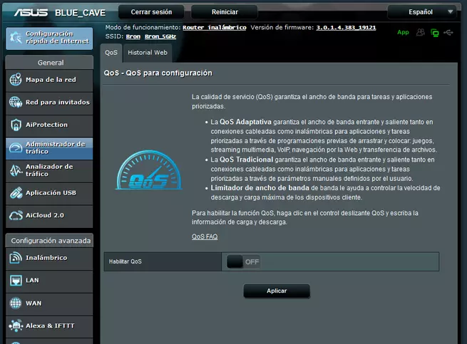 ASUS Blue Cave: Pagrepaso sa kini nga disenyo nga router nga adunay Wi-Fi AC2600 25645_45