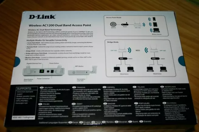 D-Link DAP-1665: Granskning av denna AP Wi-Fi AC1200 och Gigabit-port 25722_14