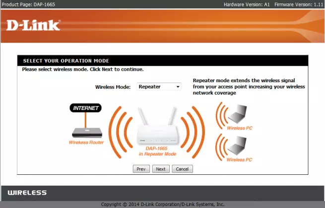 D-Link DAP-1665: Granskning av denna AP Wi-Fi AC1200 och Gigabit-port 25722_43