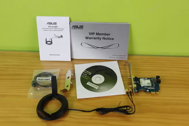 ASUS PCE-AC58BT Naverokên Box Qerta Wi-Fi