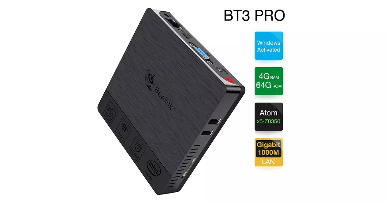 Beelink BT3 Pro: Recension av mini-datorn med Intel Atom-processor och 4 GB RAM