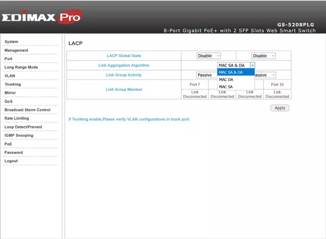 Edimax GS-5208PLG: Review saka ngalih Gigabit iki karo PoE + lan SFP 25763_34