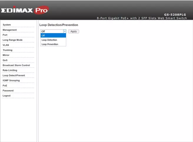 Edimax GS-5208PLG: مراجعة محول جيجابت مع PoE + و SFP 25763_41